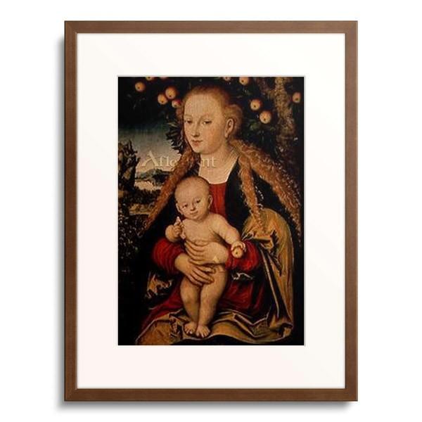 作家名:ルーカス・クラナハ (1472年 - 1553年)国籍:ドイツジャンル:北方ルネサンス Artist: Cranach the Elder, Lucas,1472-1553 Imagetitle:Madonna mit Kind u...