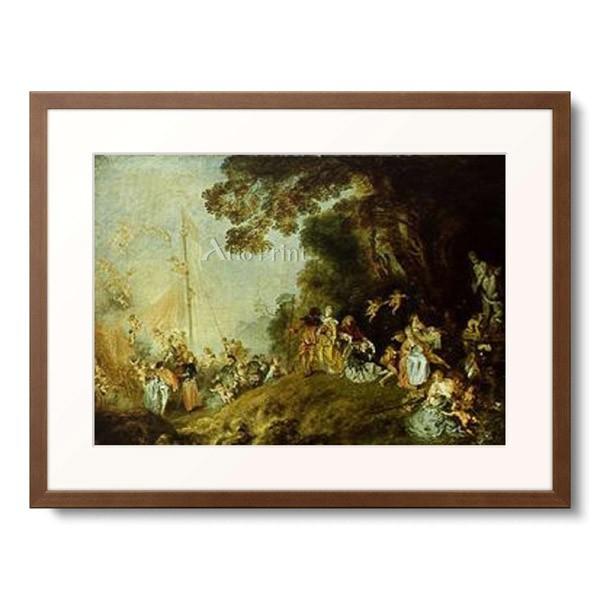 Artist:  Watteau, Jean Antoine,1684-1721 Imagetitle:  Embarkation for Cythera. 1718/19. Dimensions:  129 x 194 cm Locati...