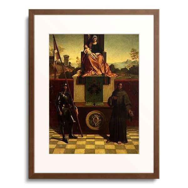 所蔵: バイエルン州立絵画コレクションArtist:  Wolf, August,1842-1915 Imagetitle:  Die Madonna von Castelfranco (nach Giorgione). Dimension...