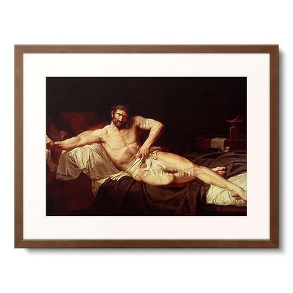 Artist:  Lethiere, Guillaume,1760-1832 Imagetitle:  Der Selbstmord des Marcus Porcius Cato 46 n.Chr. Gemalt 1795. Locati...