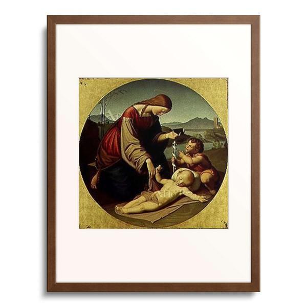 Artist:  Overbeck, Johann Friedrich,1789-1869 Imagetitle:  Maria mit dem Jesuskind und dem Johannes-Knaben. Location:  S...
