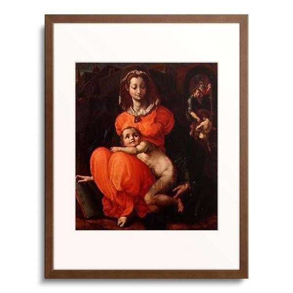 所蔵: バイエルン州立絵画コレクションArtist:  Pontormo,Jacopo Carucci da,1494-1556/57 Imagetitle:  Madonna mit Kind und dem hl.Josef. Dime...