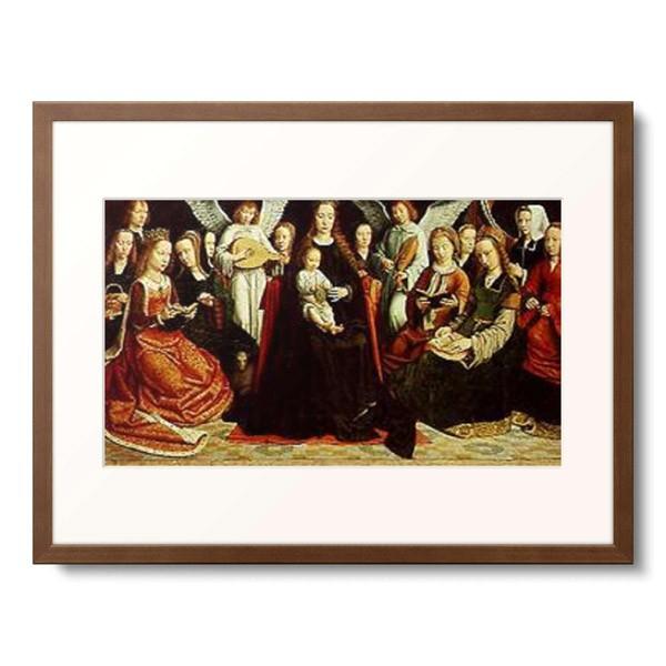 Artist:  David, Gerard,ca. 1460-1523 Imagetitle:  Madonna, umgeben von Heiligen. Location:  Rouen, Musee des Beaux-Arts