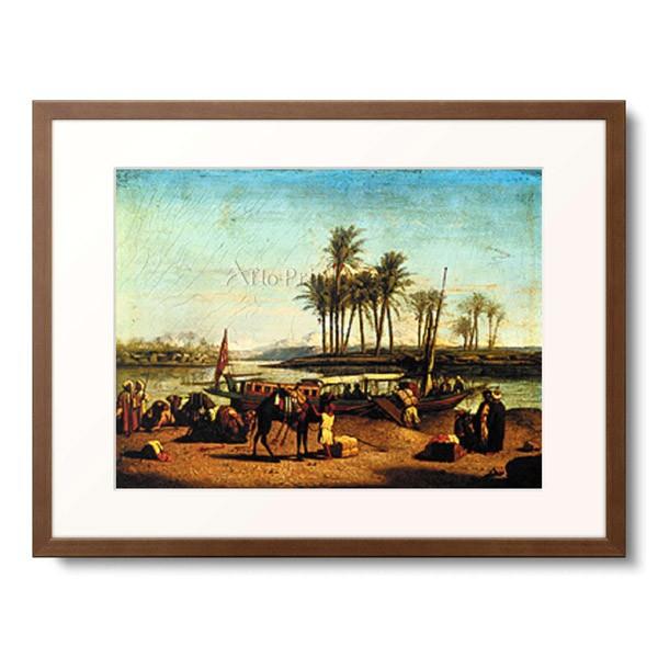 Artist:  Marilhat, Prosper,1811-1847 Imagetitle:  An den Ufern des Nil. 1831/1833. Location:  St. Petersburg, Hermitage