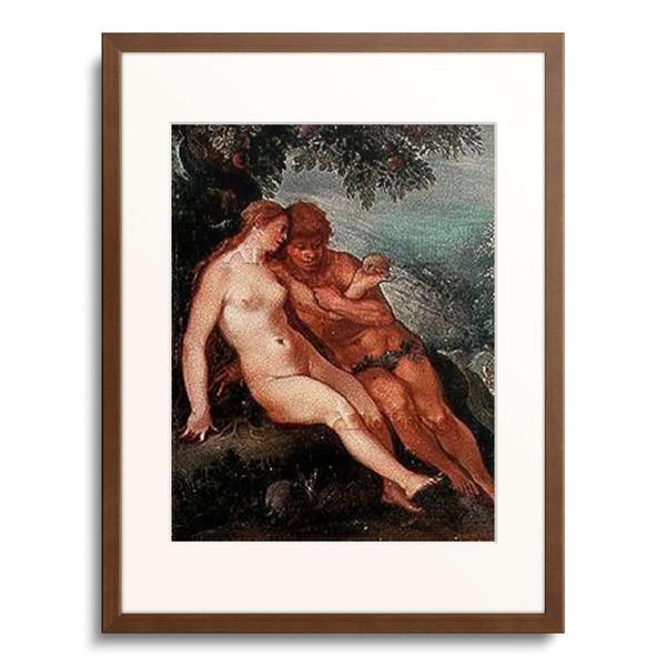 Artist:  Gundelach, Matthaus,um1566-1653 Imagetitle:  Adam und Eva. Um 1600. Dimensions:  28,7 x 24,2 cm Medium:  on cop...