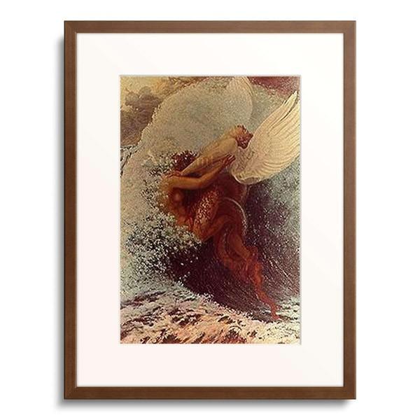 Artist:  Schwabe, Carlos,1866-1926 Imagetitle:  Spleen and Ideal. Location:  Brussel, Coll. Gillion-Crowet