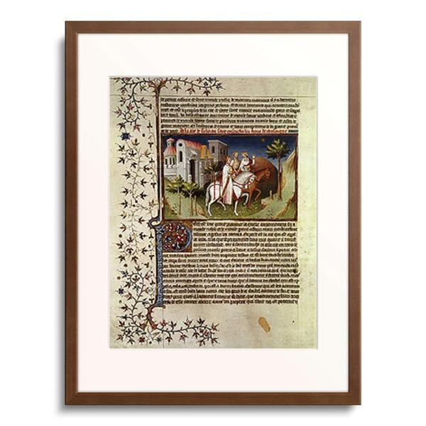 Artist:  Handschrift, franzosisch,(Paris 1410/12) Imagetitle:  Zug der Heiligen drei Konige. Aus Buch der Wunder ms.fr.2...