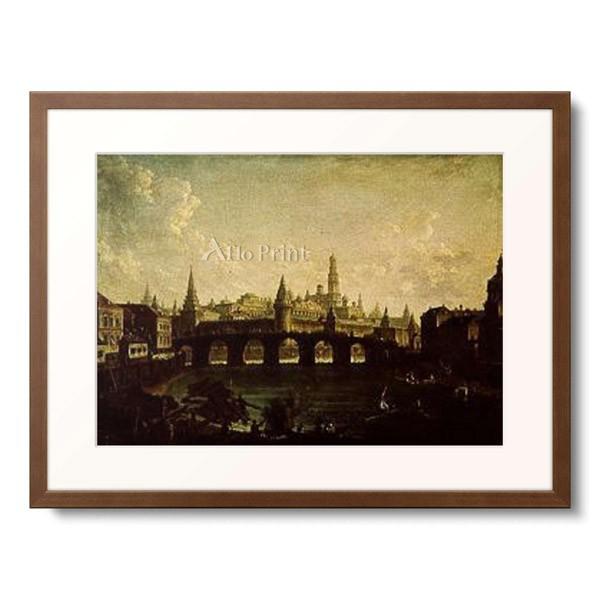Artist:  Aleksejew, Fjodor Jakowlewitsch,1753-1824 Imagetitle:  Blick auf den Moskauer Kreml und die Kammeny-Brucke. Um ...
