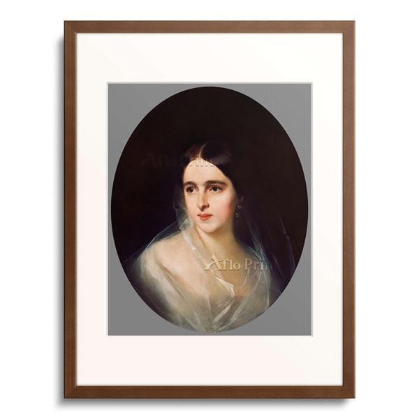 Artist:  Makarow, Iwan Kuzmitsch,1822-1897 Imagetitle:  Bildnis der Puschkina (Lanskaja). 1849. Dimensions:  61 x 49 cm ...