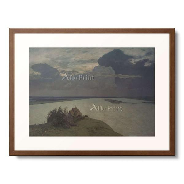 Artist:  Lewitan, Isaak Iljitsch,1861-1900 Imagetitle:  Above the Eternal Peace. 1894 Location:  Moscow, Tretyakov Gallery