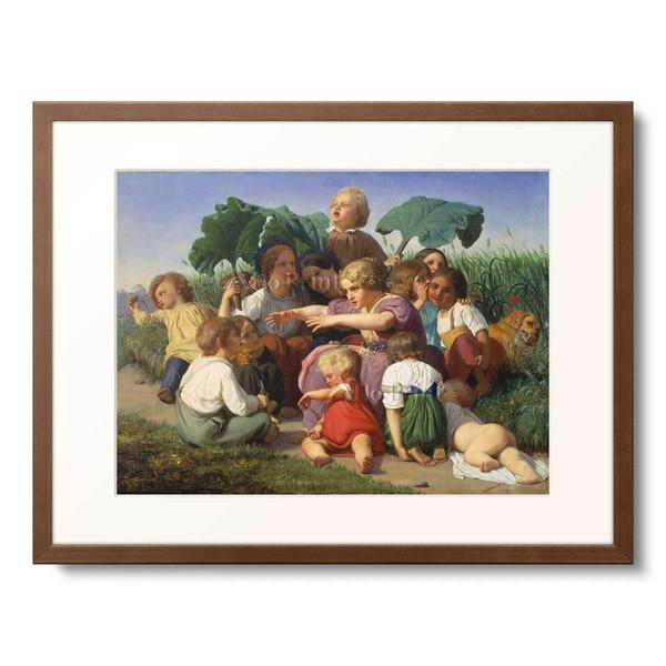 Artist:  Froelich, Lorenz,1820-1908 Imagetitle:  The story-teller. 1843 Dimensions:  54,9 x 73,7 cm Medium:  Oil/Canvas ...