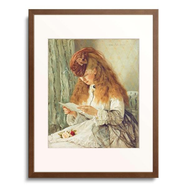 Artist:  Scholderer, Otto Franz,1834-1902 Imagetitle:  Der Brief.