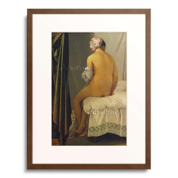 作家名： ジャン・オーギュスト・ドミニク・アングル  ( 1780年 - 1867年 ) タイトル：「ヴァルパンソンの浴女」フランスの画家ジャンル： 新古典主義所蔵：ルーヴル美術館Artist:  Ingres, Jean Auguste ...