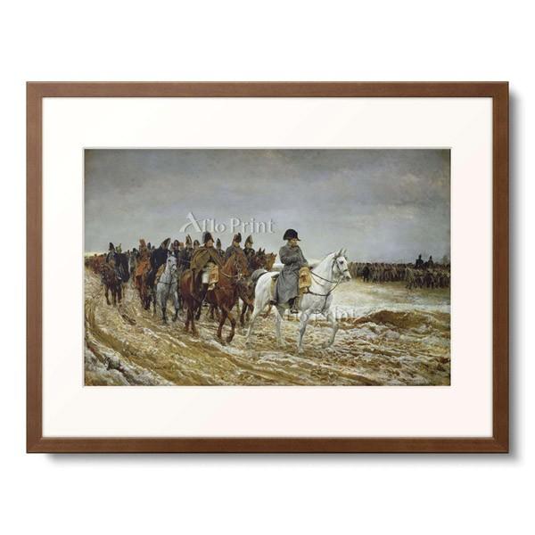 Artist:  Meissonier, Ernest,1815-1891 Imagetitle:  Napoleon on Campaign followed by Marshals Ney and Berthier, Generals ...