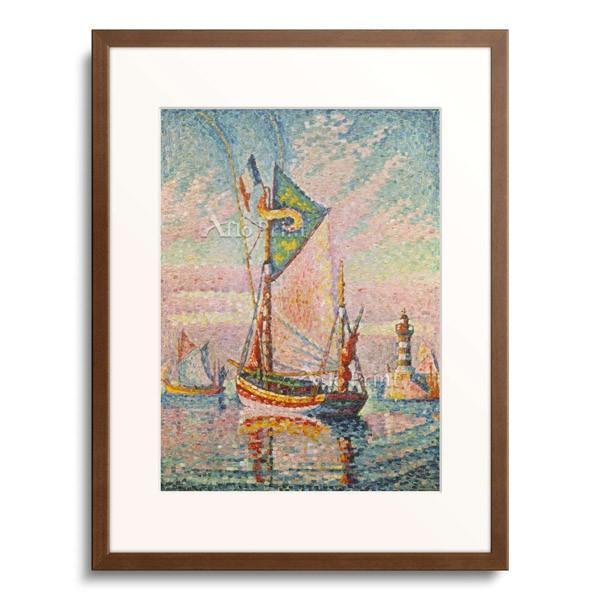 作家名:ポール・シニャック  ( 1863年 - 1935年 ) 国籍:フランス ジャンル:印象派　新印象派  Artist: Signac, Paul,1863-1935 Imagetitle:Im Hafen von Concarnea...
