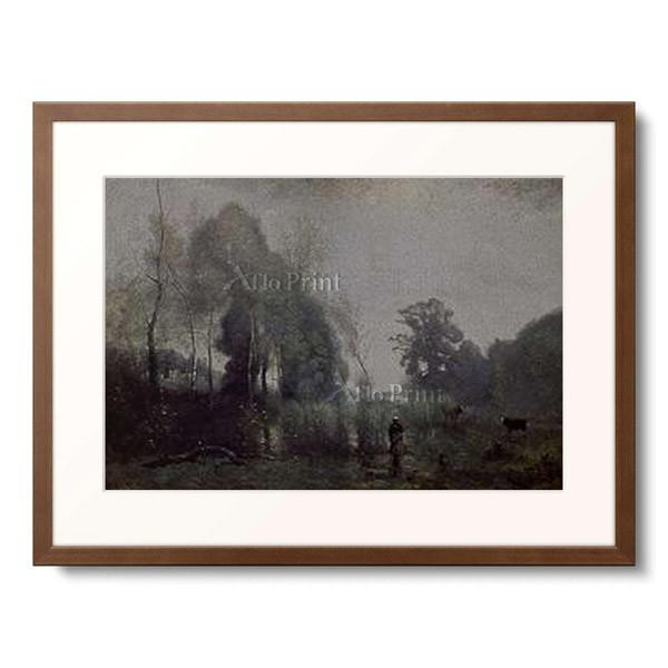 作家名:ジャン＝バティスト・カミーユ・コロー ( 1796年 - 1875年 )国籍:フランスジャンル:写実主義   年代:19世紀その他:風景・人物画家として有名。印象派・キュビズムにも影響を与えたArtist: Corot, Jean-...