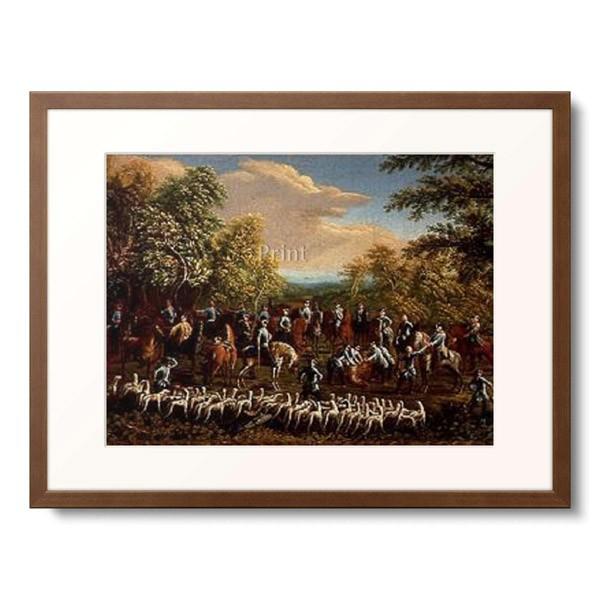 Artist:  Meister, Unbekannter,um 1750 Imagetitle:  Parforcejagd unter Kurfurst Max III. Joseph von Bayern Dimensions:  1...