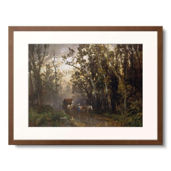 Artist:  Russ, Robert,1847-1922 Imagetitle:  Unterbrochene Fahrt. 1877. Dimensions:  117 x 159 cm Location:  Wien, Wiene...