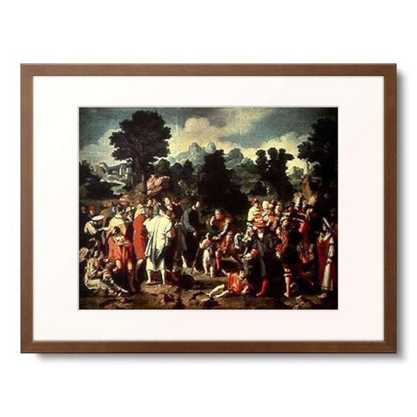 Artist:  Leyden, Lucas van,1494-1533 Imagetitle:  The Healing of the Blind Man of Jericho. Dimensions:  115,5 x 150,5 cm...