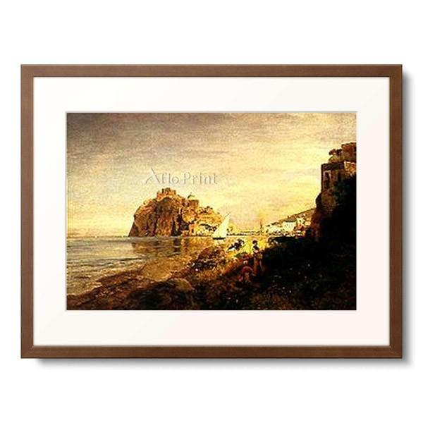 作家名:オズワルド・アーヘンバッハドイツの画家風景画Artist: Achenbach, Oswald,1827-1905 Imagetitle:Ischia. 1880. Dimensions: 43 x 61 cm 個人蔵