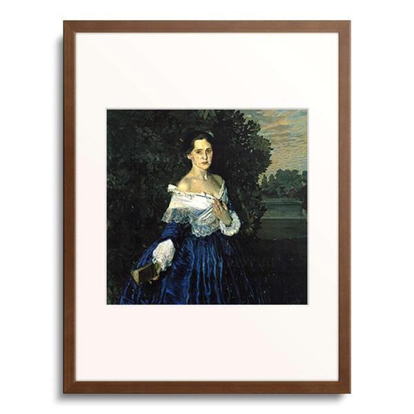 Artist:  Somow, Konstantin,1869-1939 Imagetitle:  Dame in Blau (Bildnis Jelisaweta Martynowa). 1897/1900. Dimensions:  1...