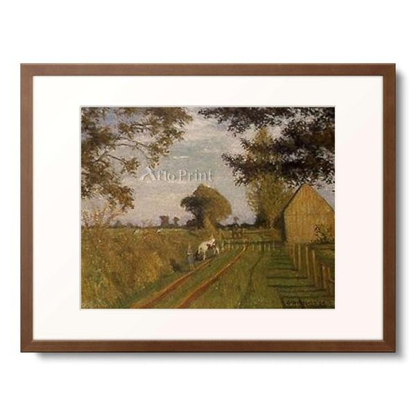 Artist:  Modersohn, Otto,1865-1943 Imagetitle:  Weg (Timpen) in der Abendsonne. 1939. Dimensions:  50,5 x 62 cm Location...