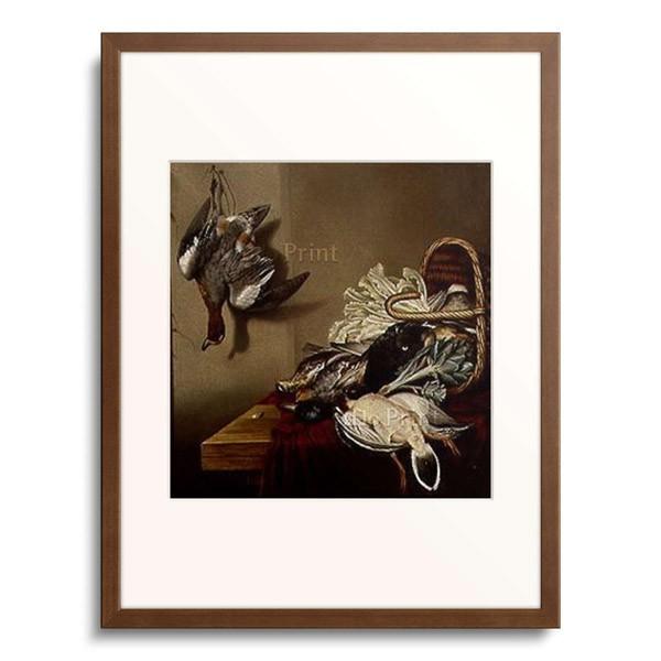 Artist:  Biltius, Jacobus,1633-1681 Imagetitle:  Stilleben mit Gemusekorb und gerupfter Ente. Dimensions:  96 x 91 cm Lo...