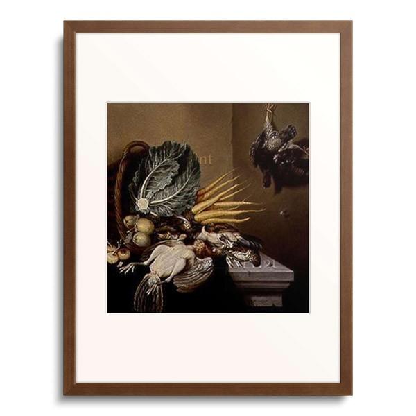 Artist:  Biltius, Jacobus,1633-1681 Imagetitle:  Stilleben mit Gemuse und Fruchten im Korb. Dimensions:  96 x 91 cm Loca...