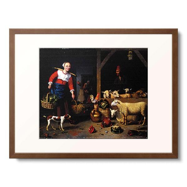 Artist:  Ravesteyn, Hubert van,1638-1691 Imagetitle:  Im Schafstall. Dimensions:  39 x 48 cm Medium:  Oil/Wood Location:...