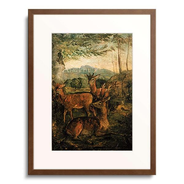 Artist:  Wyttenbach, Friedrich Anton,1812-1845 Imagetitle:  Wandbild (Ol auf Putz) im Gelben Haus im Forstenrieder Park ...