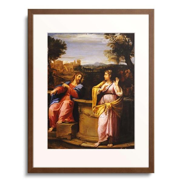 作家名:フランチェスコ・アルバーニArtist:Albani, Francesco,1578-1660 Imagetitle:Christ and the Samaritan woman at the well. Dimensions:53...