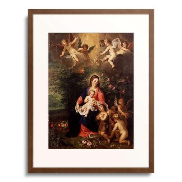 Artist:  Beschey, Balthasar,1708-1776 Imagetitle:  Madonna mit Kind und dem Johannesknaben, umgeben von Engeln. Location...