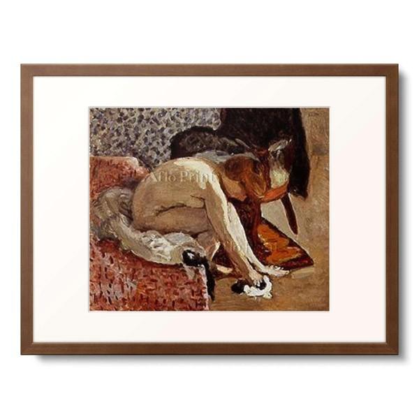 作家名:ピエール・ボナール  ( 1867年 - 1947年 ) 国籍:フランス ジャンル:印象派　ポスト印象派　ナビ派　親密派  Artist: Bonnard, Pierre,1867-1947 Imagetitle:Junge Fra...