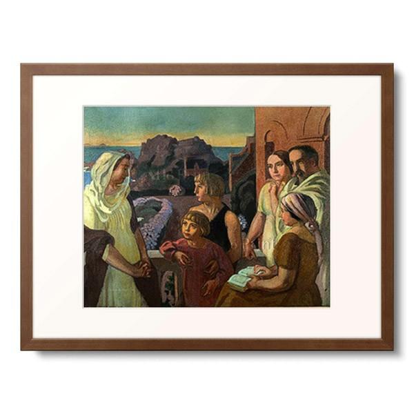 作家名:モーリス・ドニ  ( 1870年 - 1943年 ) 国籍:フランス ジャンル:印象派　後期印象派　ナビ派　フランス象徴派　Artist: Denis, Maurice,1870-1943 Imagetitle:La Convers...