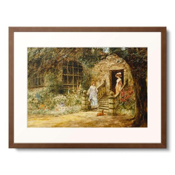 Artist:  King, Henry John Yeend,1855-1924 Imagetitle:  Elegante Konversation. Location:  Christie's Images Ltd