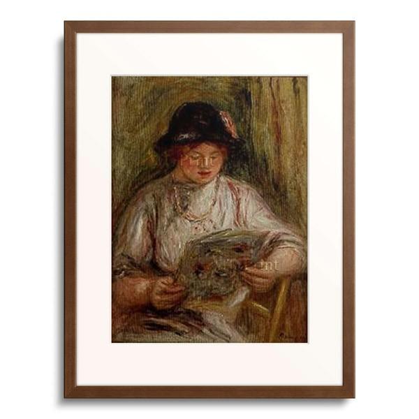 作家名： ピエール＝オーギュスト（オギュスト）・ルノワール  ( 1841年 - 1919年 ) フランスの画家ジャンル： 印象派 Artist:  Renoir, Auguste,1841-1919 Imagetitle:  Lesend...