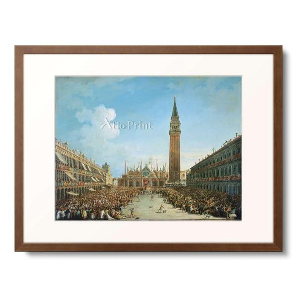 Artist:  Chilone, Vincenzo,(1758-1839) Imagetitle:  Festzug auf der Piazza San Marco in Venedig. Location:  Christie's I...