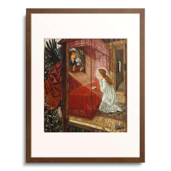 Artist:  Burne-Jones, Sir Edward,1833-1898 Imagetitle:  The Annunciation ('The Flower Of God'). 1863 Dimensions:  60,3 x...