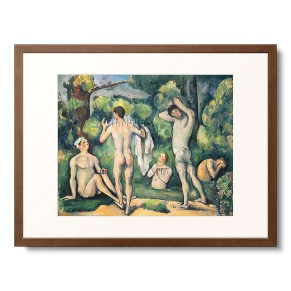 作家名:ポール・セザンヌ ( 1839年 - 1906年 )  国籍:フランス ジャンル:印象派　ポスト印象派 Artist: Cezanne, Paul,1839-1906 Imagetitle:The Five Bathers. Ca....