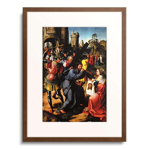 Artist:  Meister, Frankfurter Imagetitle:  Christus und die hl.Veronika beim Gang nach Golgatha. Location:  Christie's I...