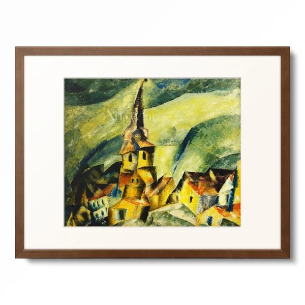 Artist: Feininger, Lyonel,1871-1956 Imagetitle: Dorfkirche. 1915. Dimensions: 86 x 100 cm Location: Christie's Images Ltd