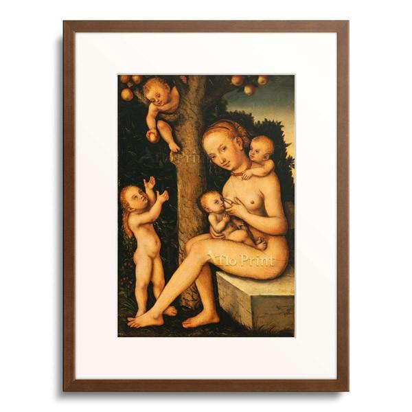 作家名： ルーカス・クラナハ (1472年 - 1553年)国籍： ドイツジャンル： 北方ルネサンス Artist:  Cranach the Elder, Lucas,1472-1553 Imagetitle:  Caritas. Loc...