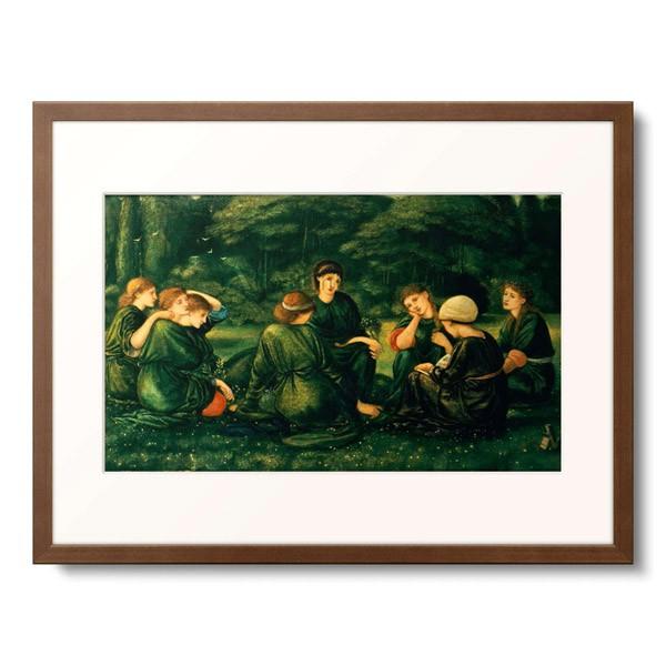 Artist:  Burne-Jones, Sir Edward,1833-1898 Imagetitle:  Green Summer. 1868 Dimensions:  64,7 x 106,1 cm Location:  Chris...