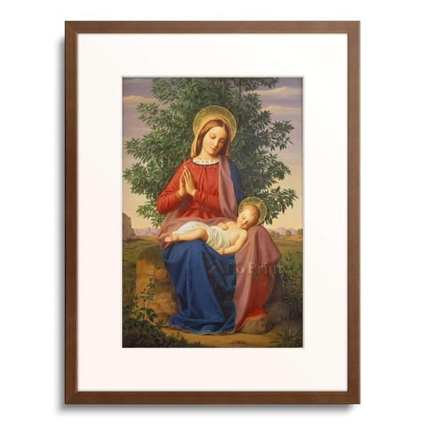 Artist:  Schnorr von Carolsfeld, Julius,1794-1872 Imagetitle:  The Madonna and Child. 1885 Dimensions:  69,2 x 47 cm Loc...