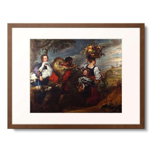 Artist:  Boeckhorst, Jan,1605-1668 Imagetitle:  Peasants on their Way to Market. (In co-operation with Frans Snyders). D...