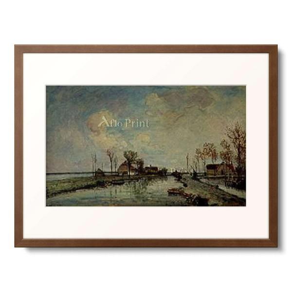 Artist:  Jongkind, Johan Barthold,1819-1891 Imagetitle:  Hollandische Landschaft. 1862. Dimensions:  34,5 x 56,5 cm Loca...