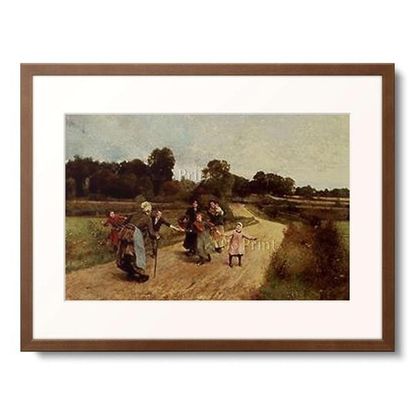 Artist:  Jimenez y Aranda, Louis,1845-1928 Imagetitle:  Besuch bei der Grossmutter. Dimensions:  76,2 x 117,5 cm Locatio...