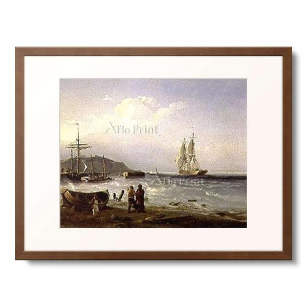 Artist:  Bogoljubov, Alexej Petrowitsch,1824-1896 Imagetitle:  In der Bucht von Kronstadt (Russland). Location:  Moscow,...