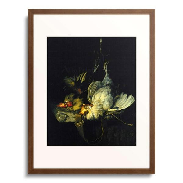 作家名:エウィレム・ファン・エールストArtist:Aelst, Willem van,1626-1683 Imagetitle:Zwei tote Hahne. 1672. Dimensions:100,5 x 82,5 cm 所蔵:Sc...