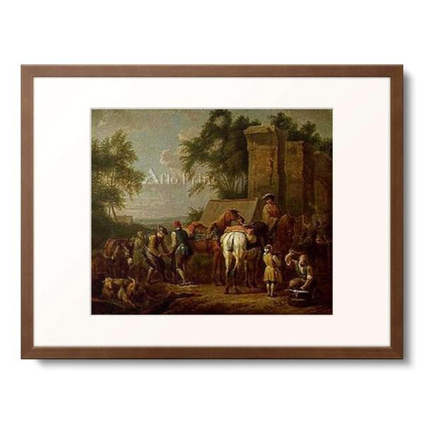 Artist:  Bloemen, Pieter van,1657-1720 Imagetitle:  Die Schmiede. 1718. Dimensions:  50,5 x 59,5 cm Location:  Schwerin,...